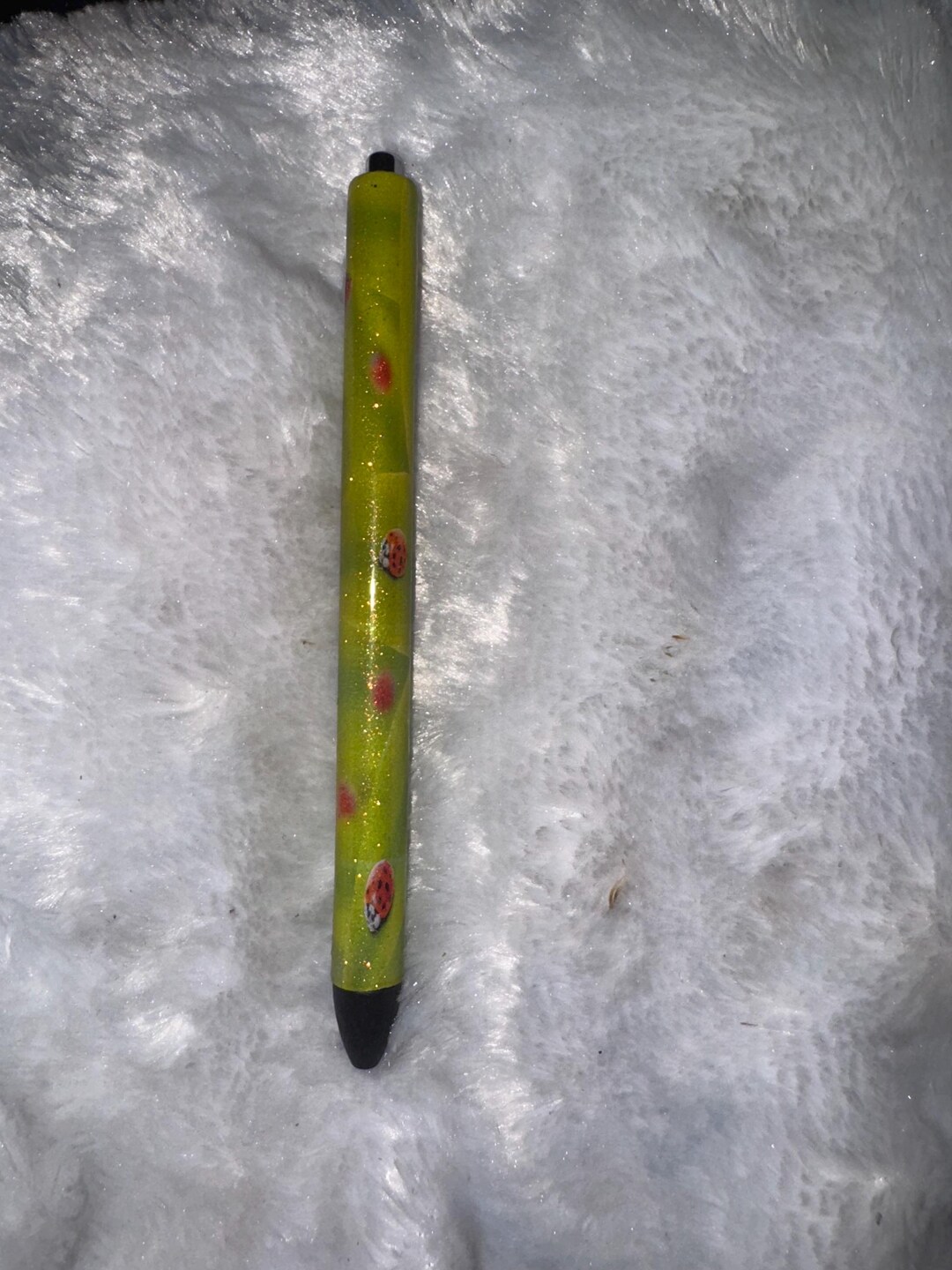 Ladybug Custom Pens. Custom Glitter Pens. Epoxy Resin Pens. - Etsy