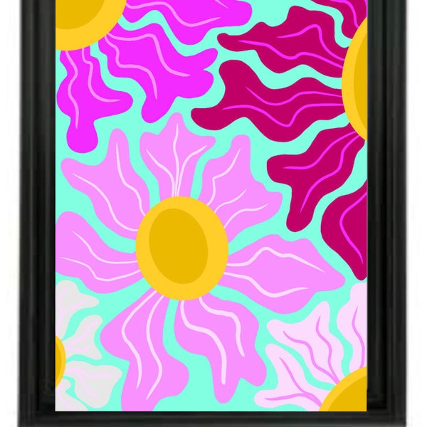 Aesthetic Floral Print - Etsy