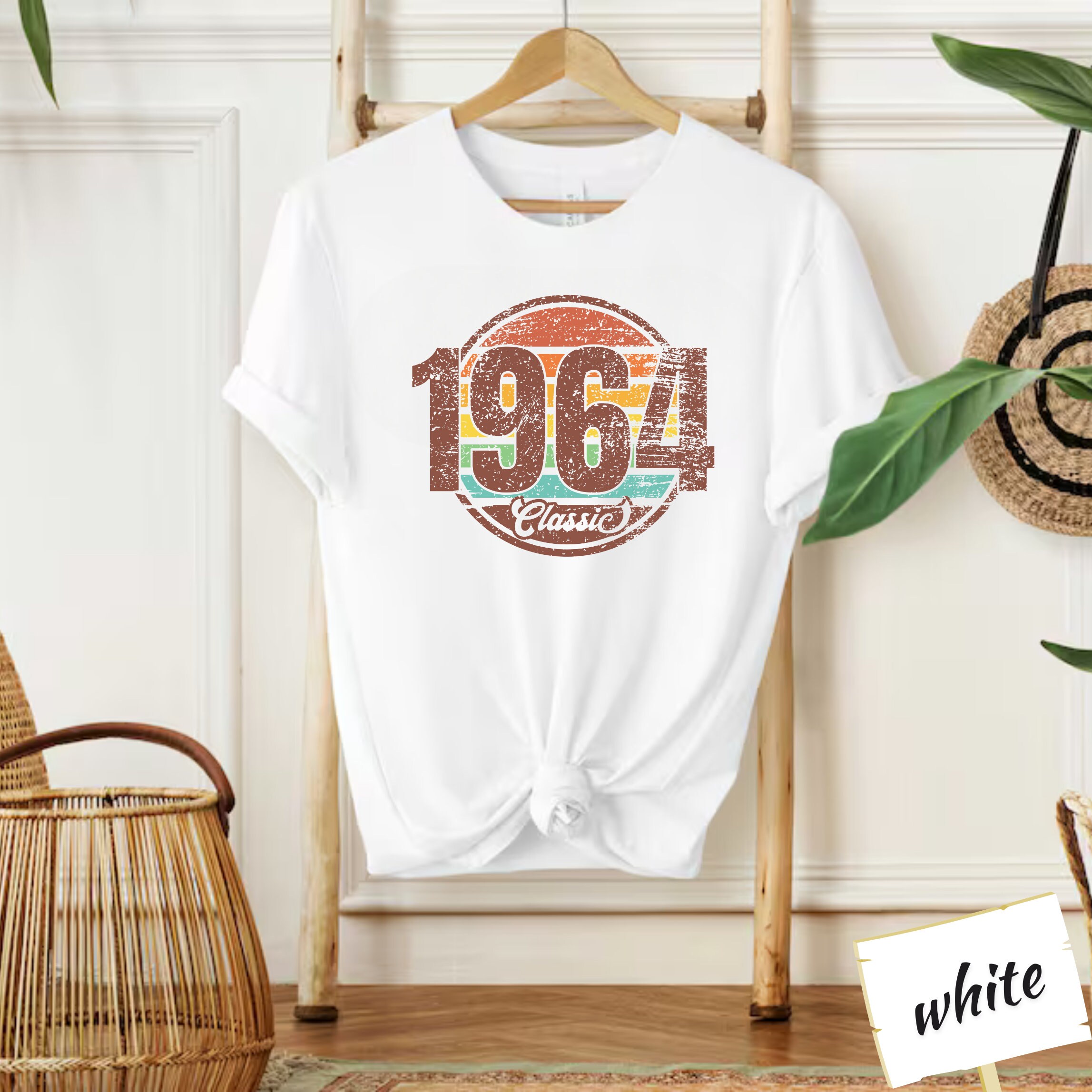 Retro 1964 T-shirt 60th Birthday Shirt Vintage 1964 Classic Tee 60th ...