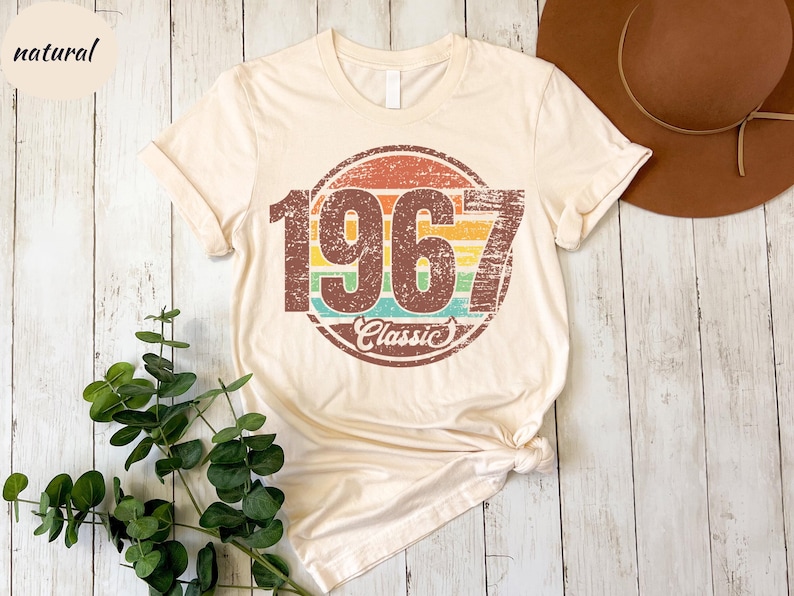 Classic 1967 Original Part Tee, Vintage 1967 Shirt, 59th Birthday Gift ...