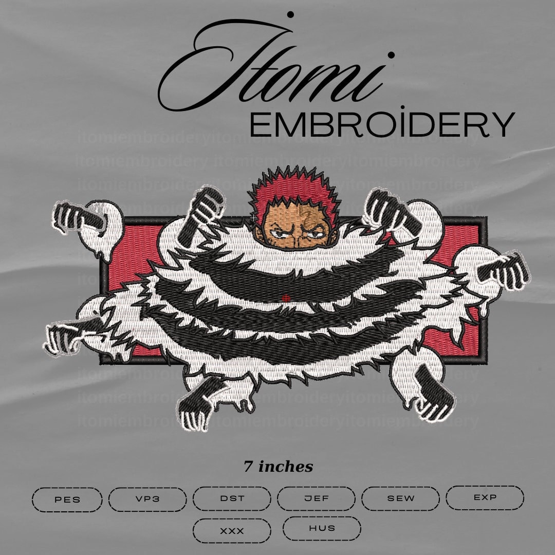 Anime Embroidery, Manga Embroidery, Japanese Embroidery, Cartoon ...
