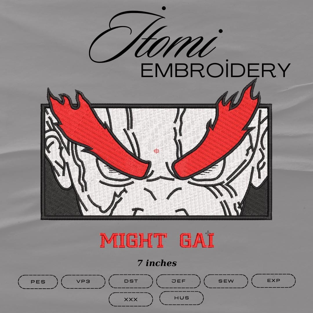Anime Embroidery Design, Anime Machine Embroidery Design, Digital Anime ...