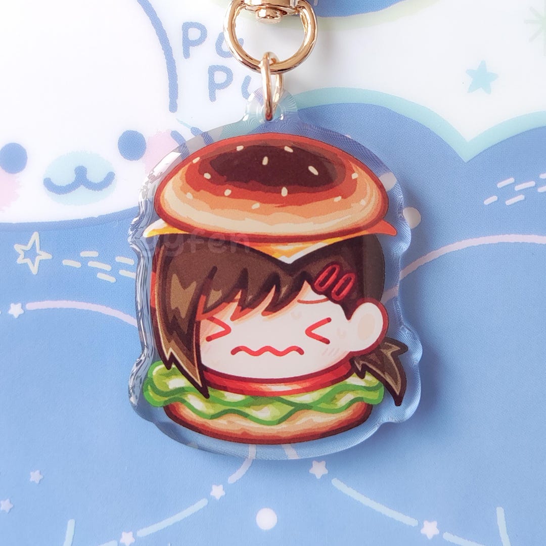 CSM: Kobeni Burger Keychain - Etsy
