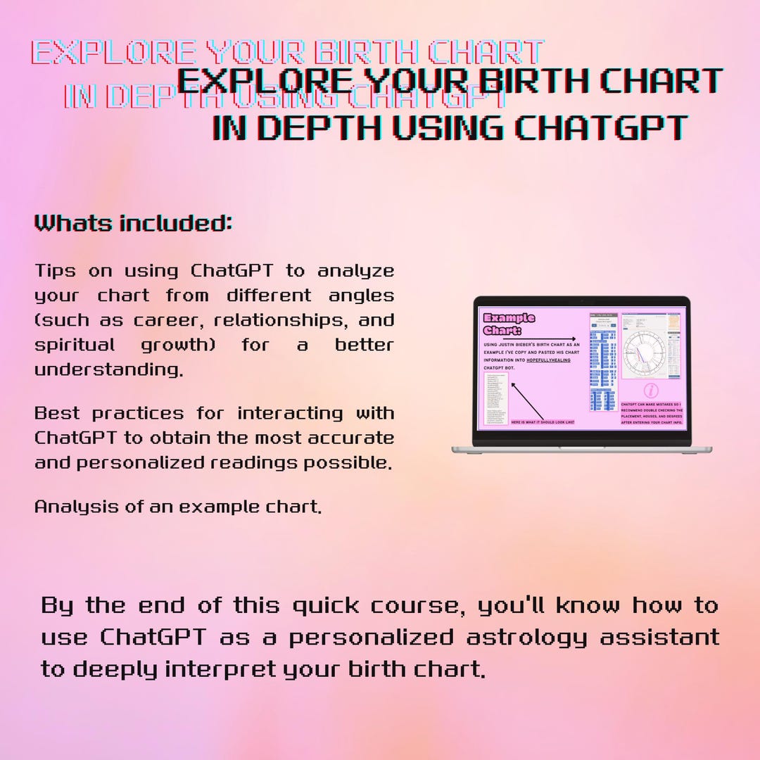 How to Explore Your Birth Chart in Depth Using Chatgpt: Unlock ...