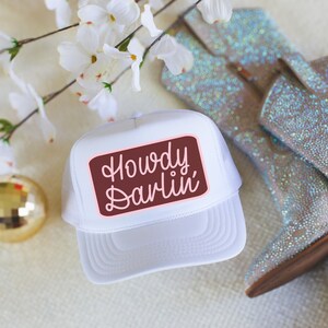 Western Trucker Hat, Howdy Darlin' Foam Cap, Trendy Womens Trucker Hat ...