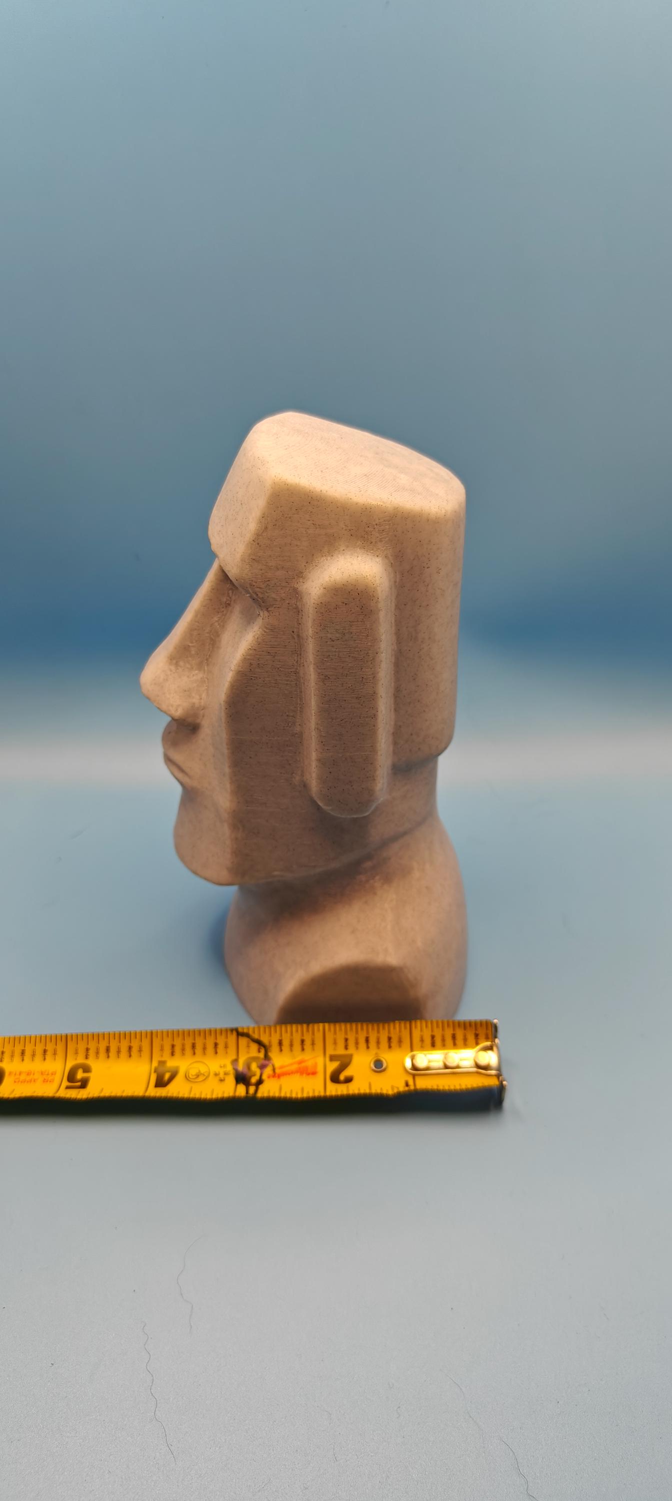 Handcrafted Moai Statue - Unique Easter Island Sculpture 3d Printed for ...