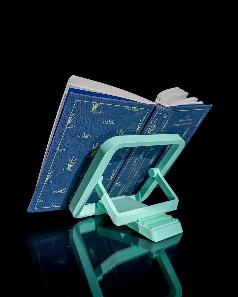 Adjustable Folding Book Stand – Hands-free Reading - Etsy