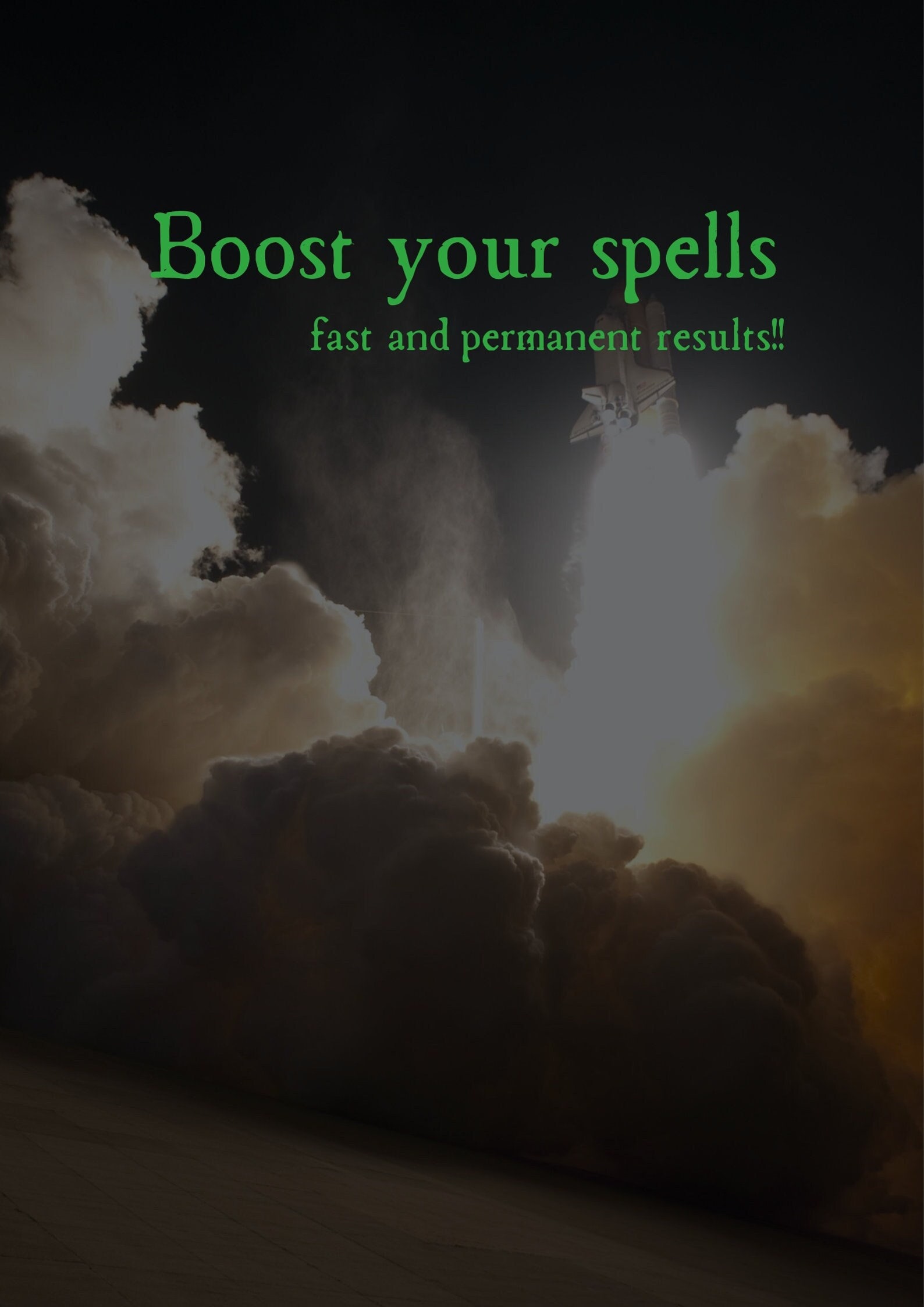 Spell Boost, Fast and Permanent Results read Description - Etsy