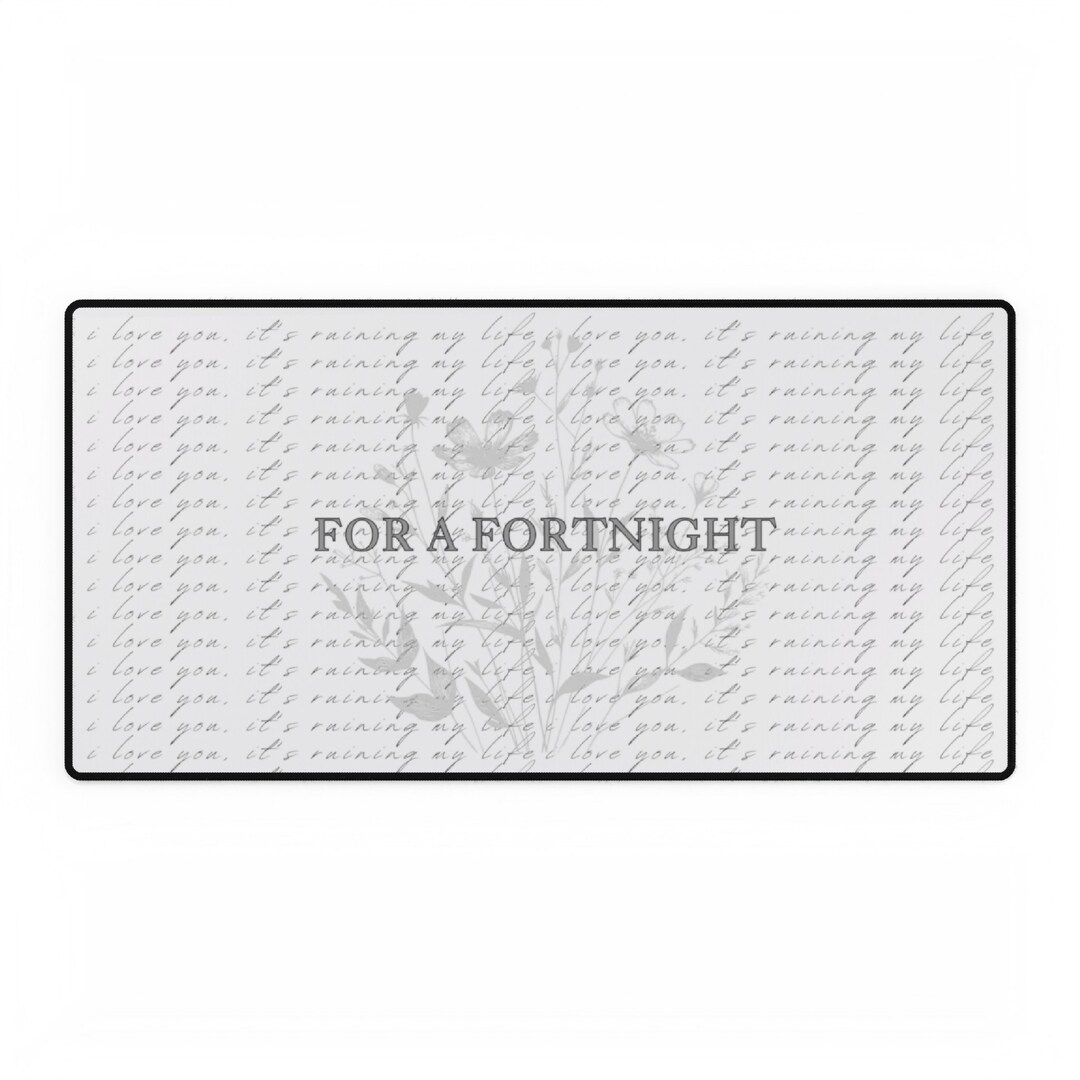 TTPD Merch: Taylor Swift Fortnight Desk Mat, Fortnight Desk Mat, Eras ...