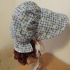Light Green Brocade Princess Cone Hat, Damsel Hat, Henin, Medieval ...