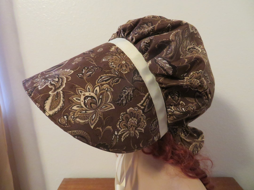 Pioneer Bonnet, Trek Bonnet, Prairie Bonnet, Sunbonnet, Primitive ...