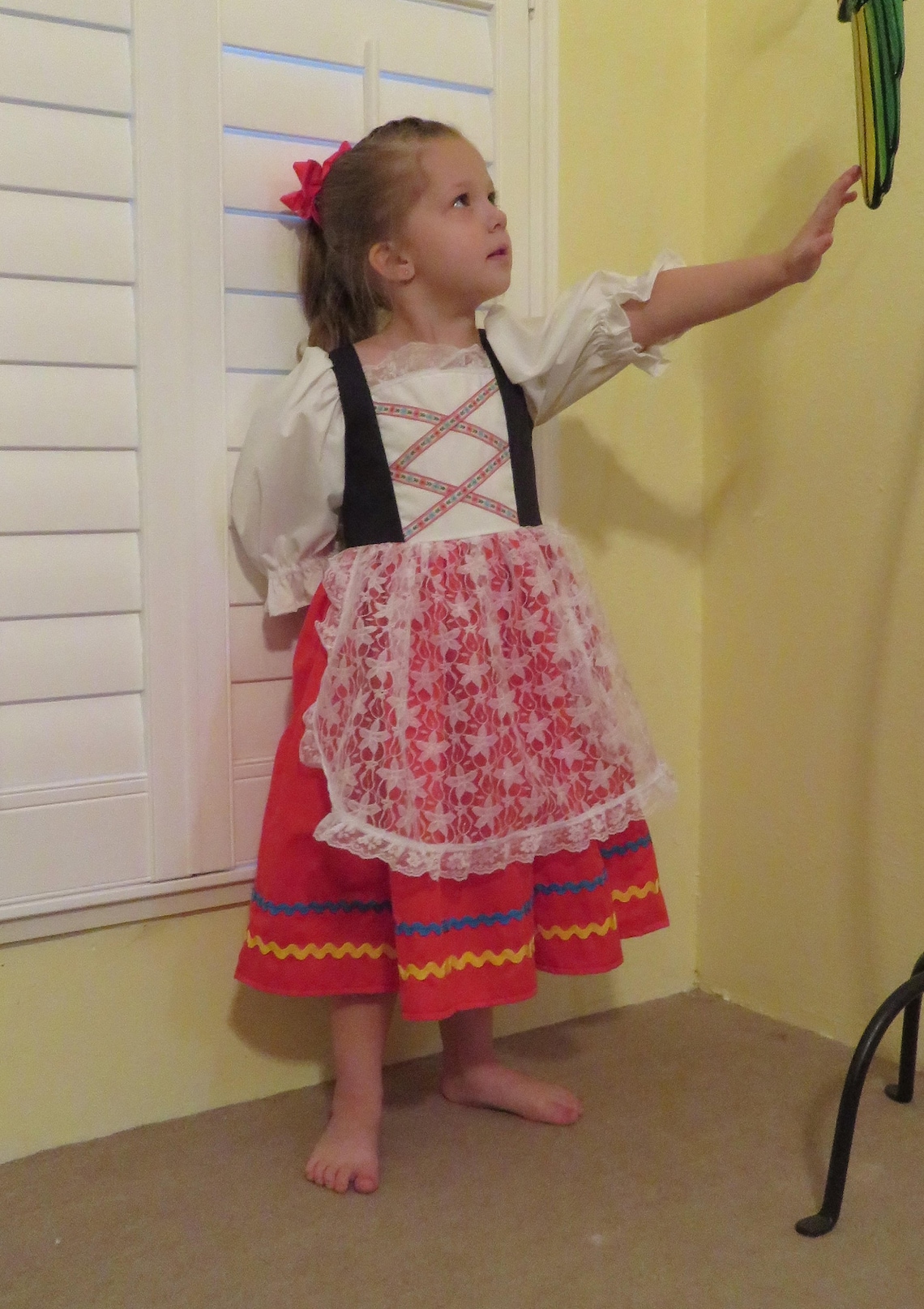 Girls Italian Traditional Folk Dress Italy International - Etsy