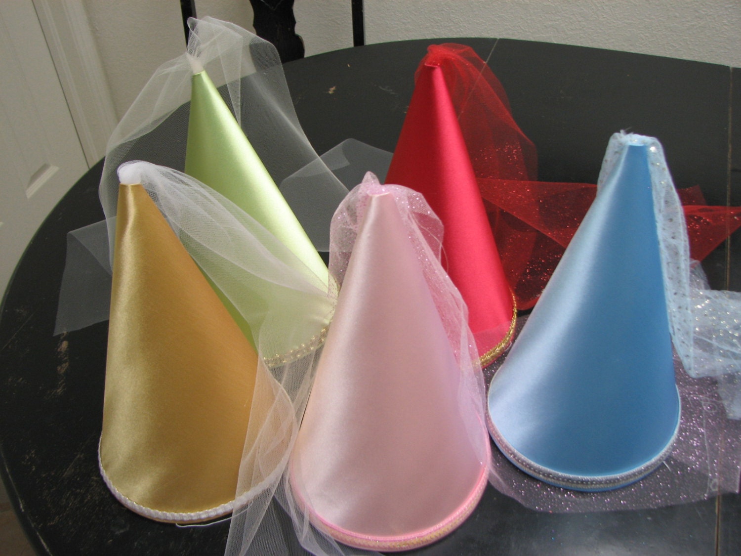 Assortment of 5 Medieval Renaissance Princess Cone Hats - Etsy