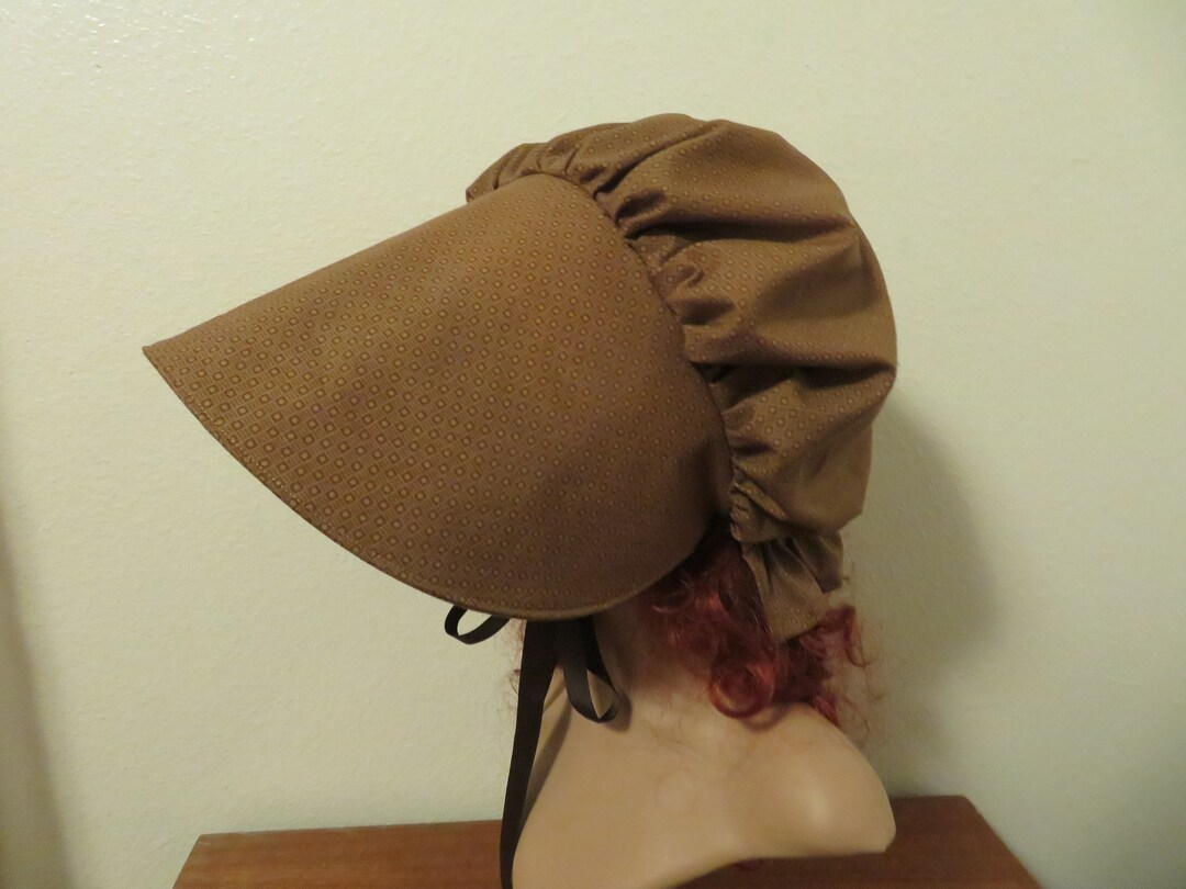 Pioneer Bonnet, Trek Bonnet, Prairie, Victorian, Civil War, Sunbonnet ...