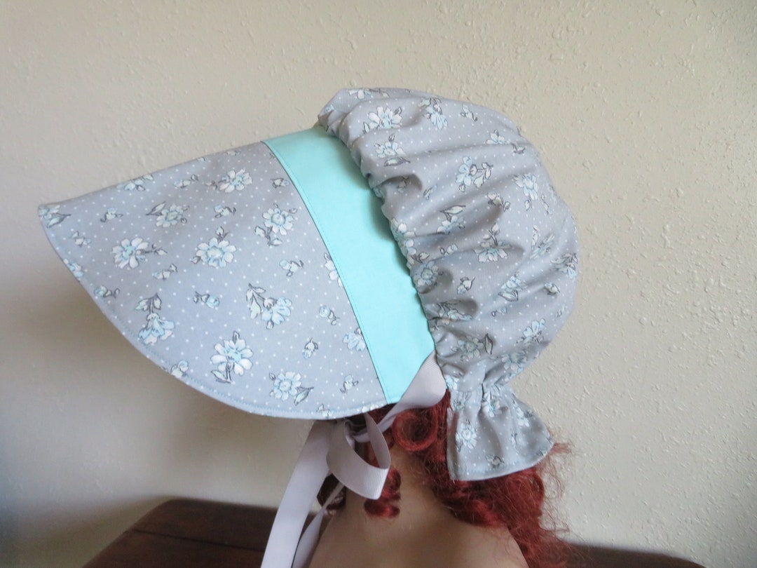 Pioneer Bonnet, Trek Bonnet, Prairie, Wagon Train Reenactment, 1800's ...