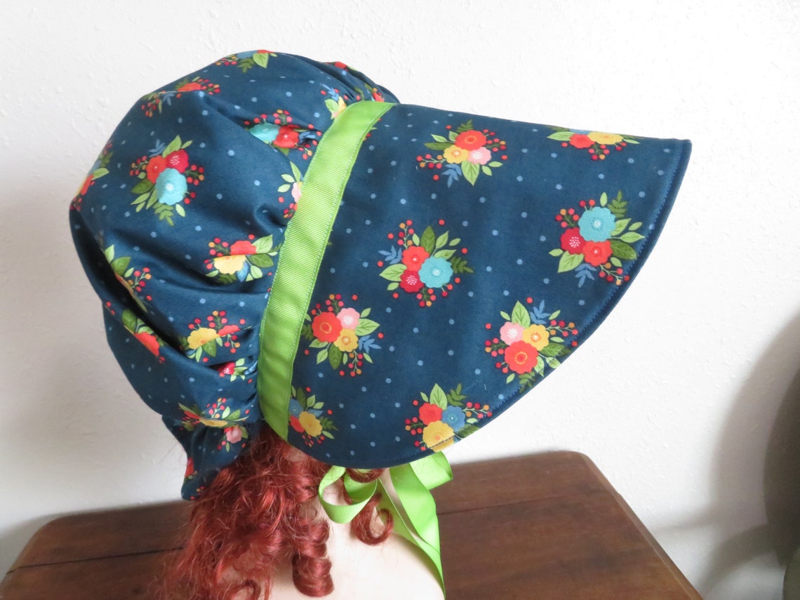 Pioneer Bonnet, Prairie, Victorian, Civil War Bonnet Sunbonnet ...