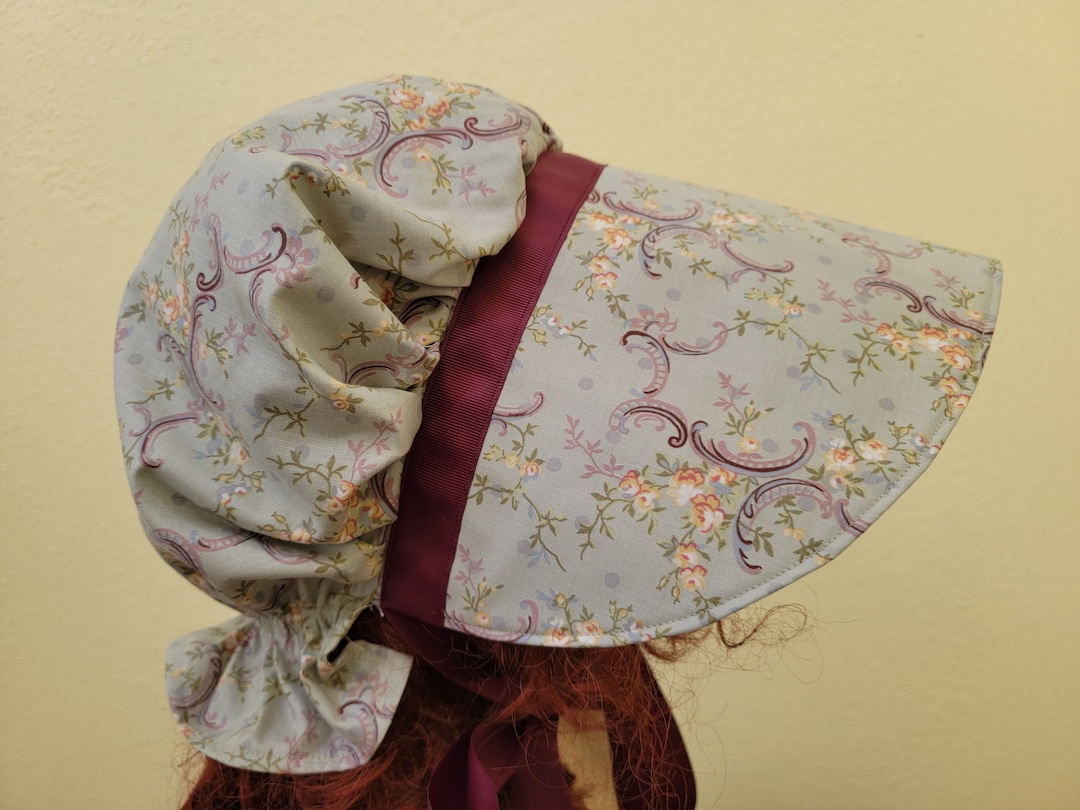 Pioneer Bonnet, Prairie, Victorian, Civil War Bonnet Sunbonnet ...