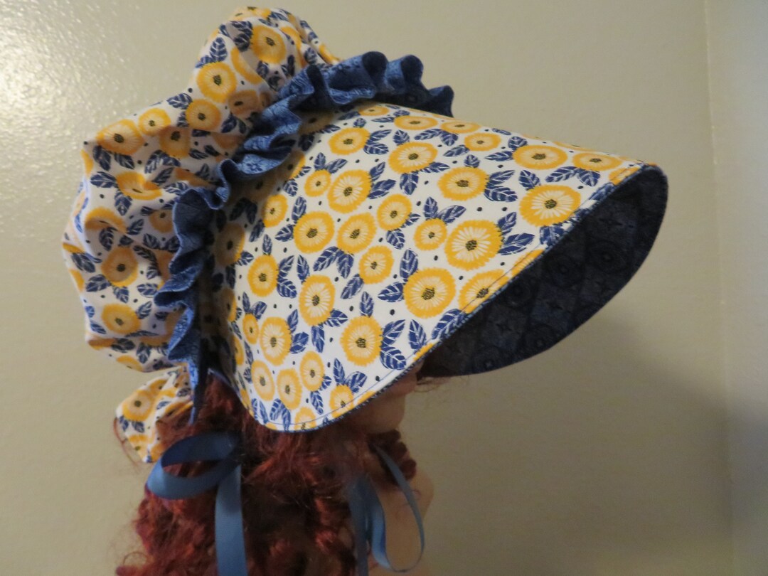 Pioneer Bonnet, Trek Bonnet, Prairie, Victorian, Civil War Bonnet ...