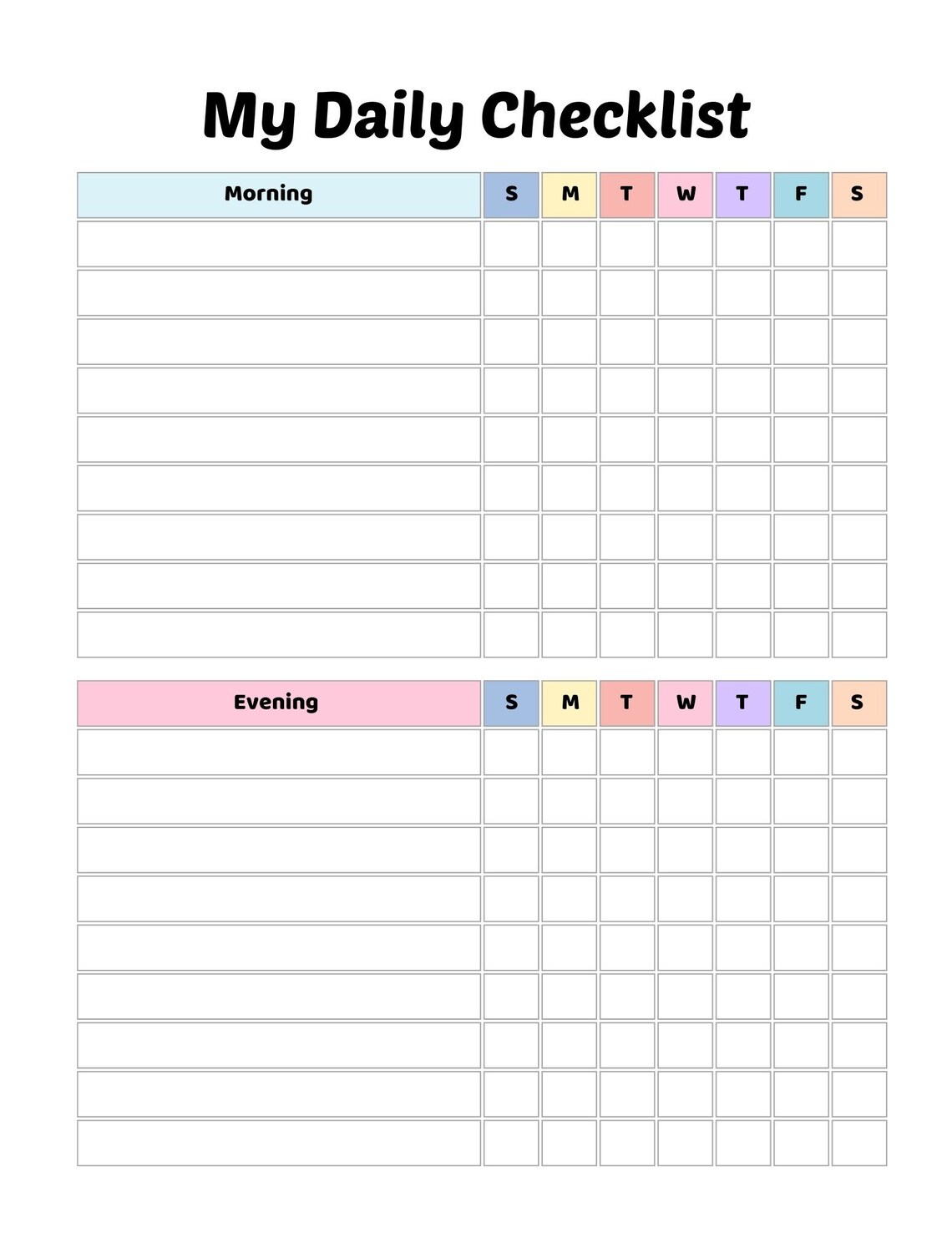Chore Chart Chore Chart for Kids Digital Chore Chart Chore Chart ...