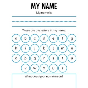 Preschool Homeschool Alphabet Worksheets - Digital Download - Etsy