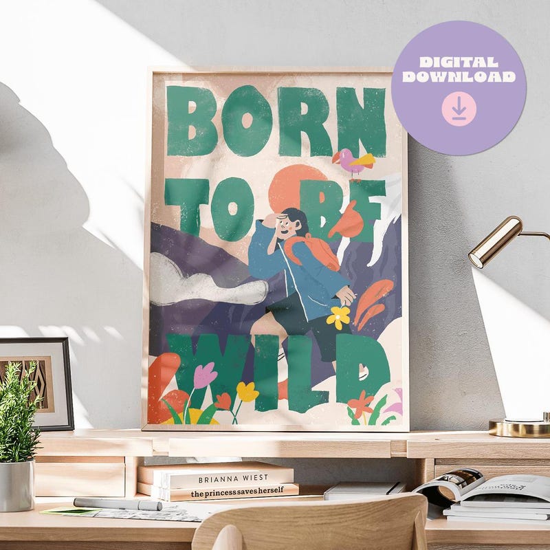 Born to Be Wild Landscape - Etsy