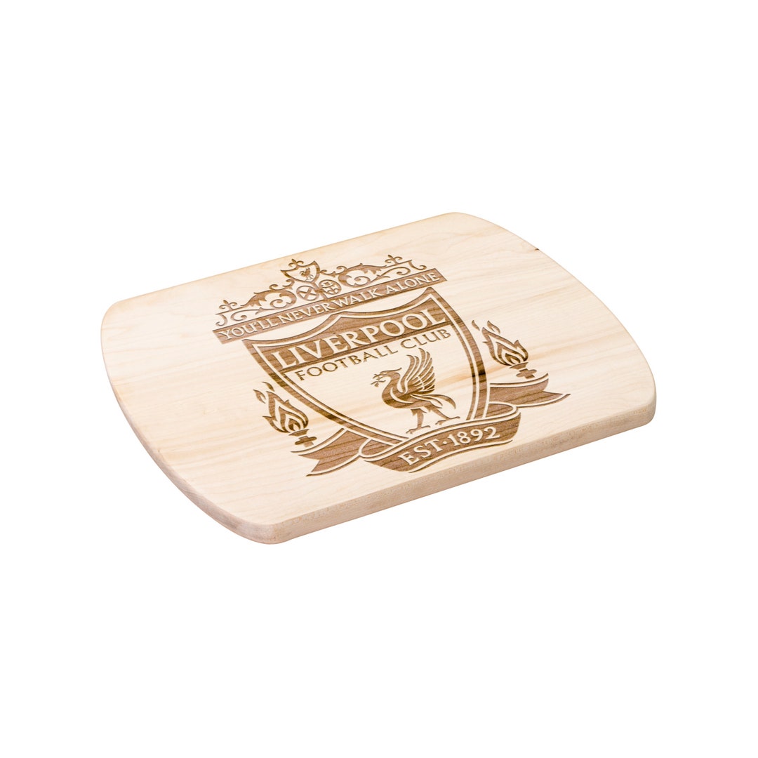 Chopping Board With Liverpool FC Crest USA ONLY - Etsy