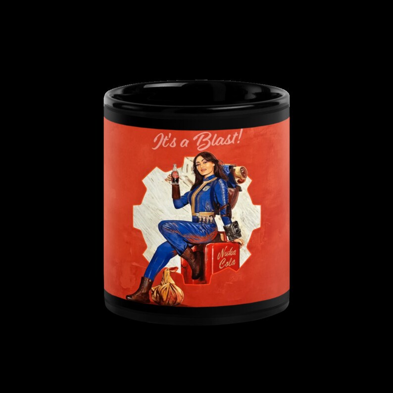 Lucy Maclean Fallout Cup/ Mug Black Glossy Mug - Etsy