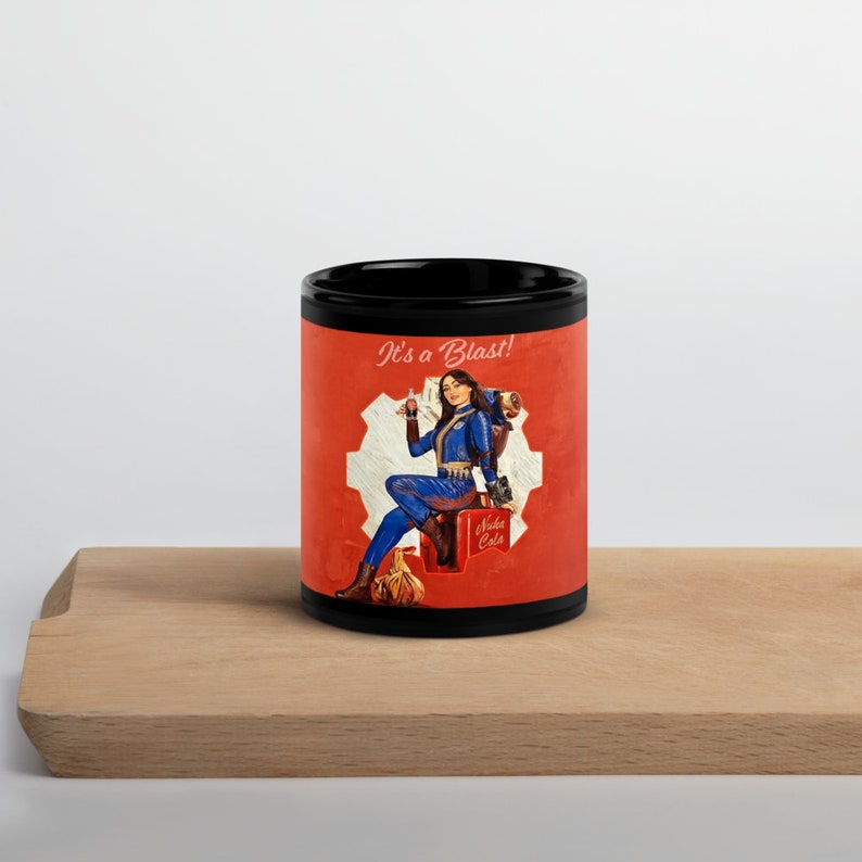 Lucy Maclean Fallout Cup/ Mug Black Glossy Mug - Etsy
