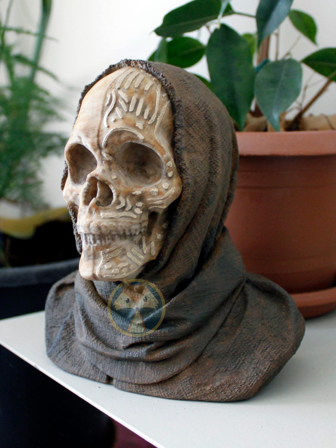Skull, Aztec Style, Relic Skull (3D PRINTED) - Etsy