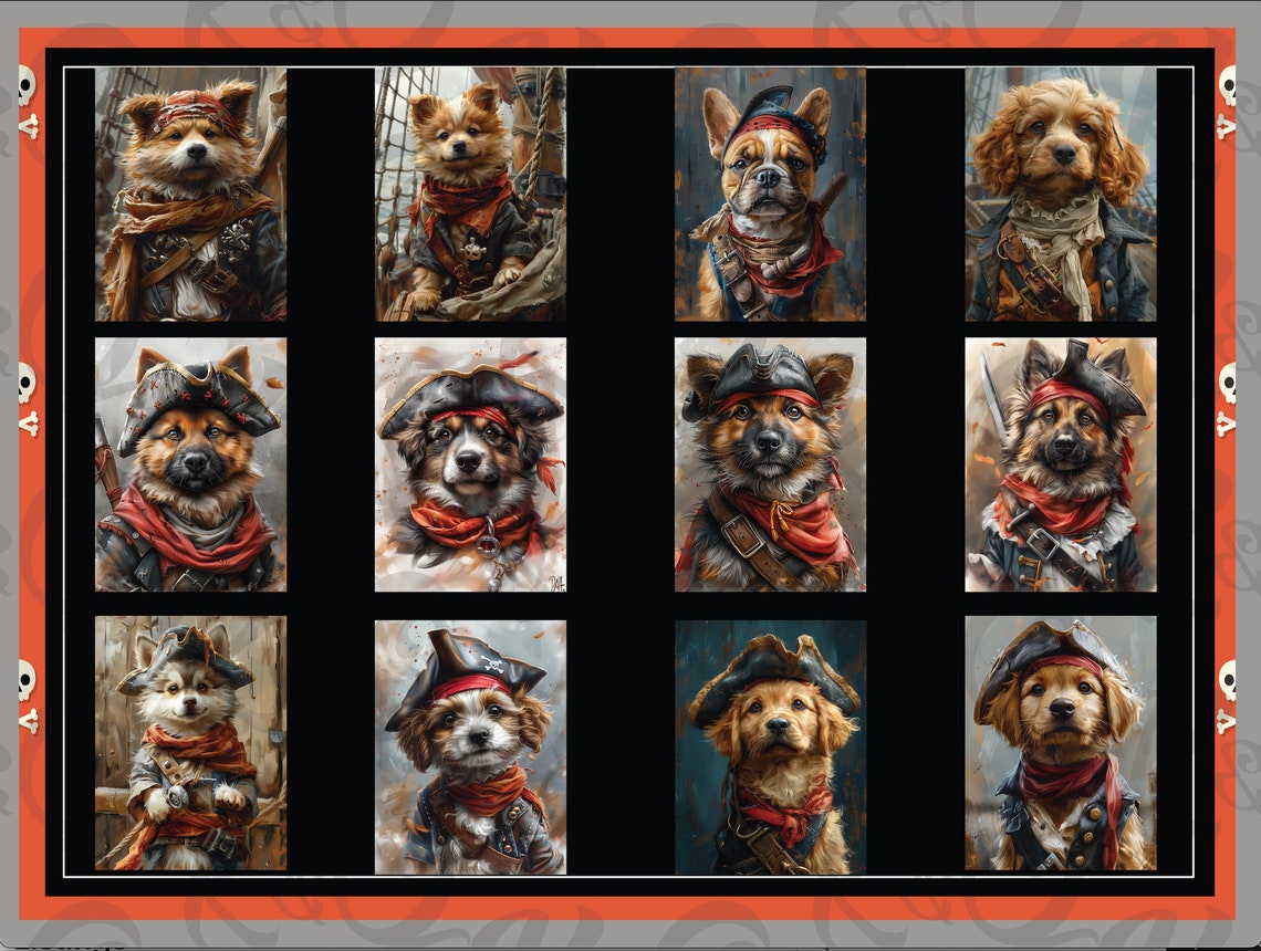 Pirate Dog Clipart | Dogs Png | Puppy Clipart | Labrador | Cute Dog Art ...