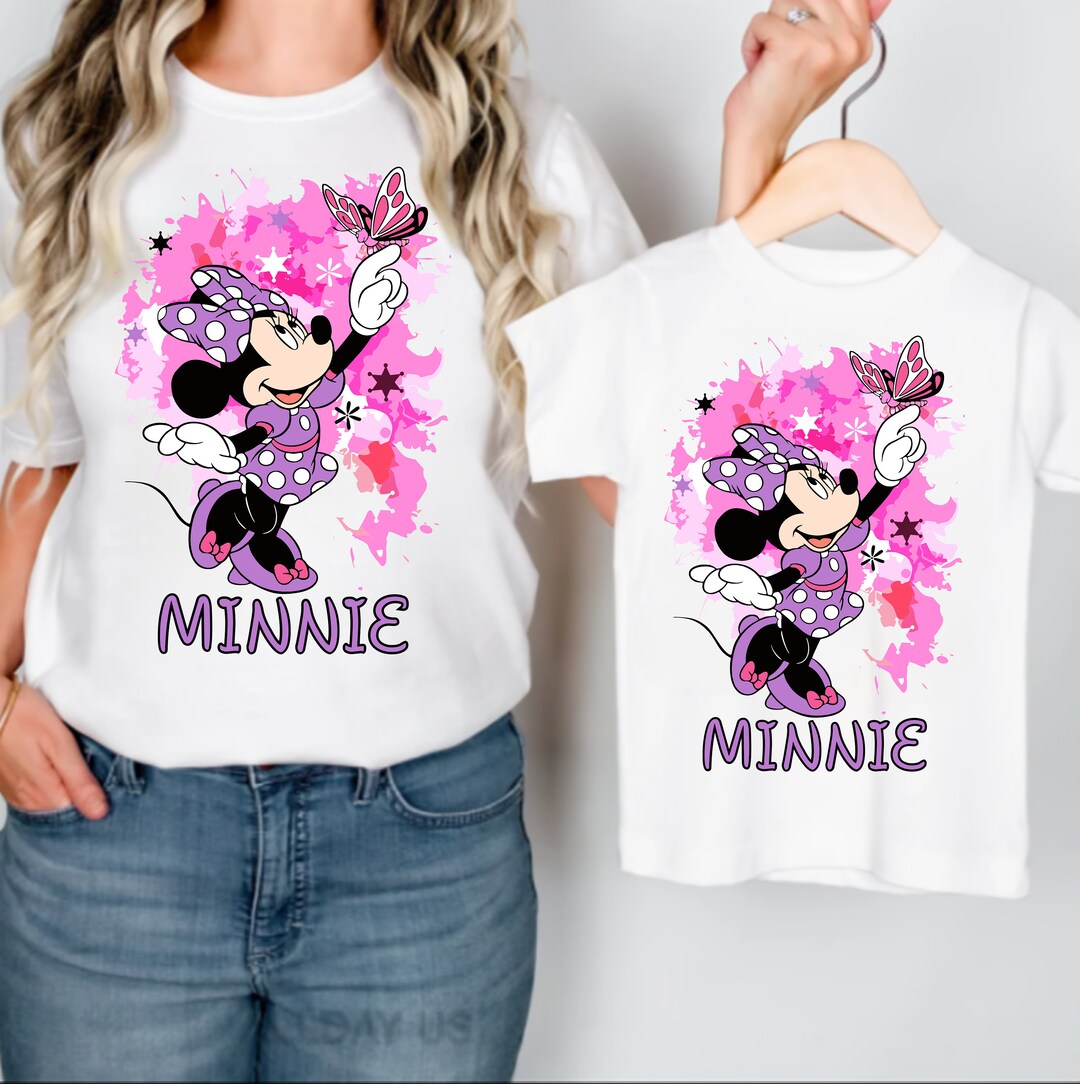 Minnie Mouse T-shirts, Cute Minnie Mouse Shirt, Kids Favourite Disney ...