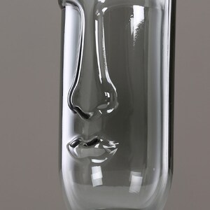 Creative Human Face Glass Vase Glass Hydroponic Flower Pot Home ...