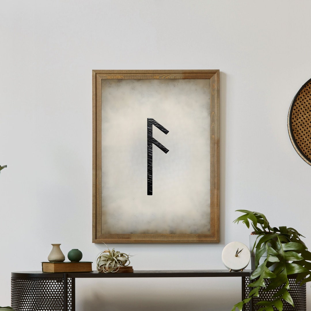 ANSUZ RUNE Poster Viking Rune Printable Viking Wall Art Poster Print ...