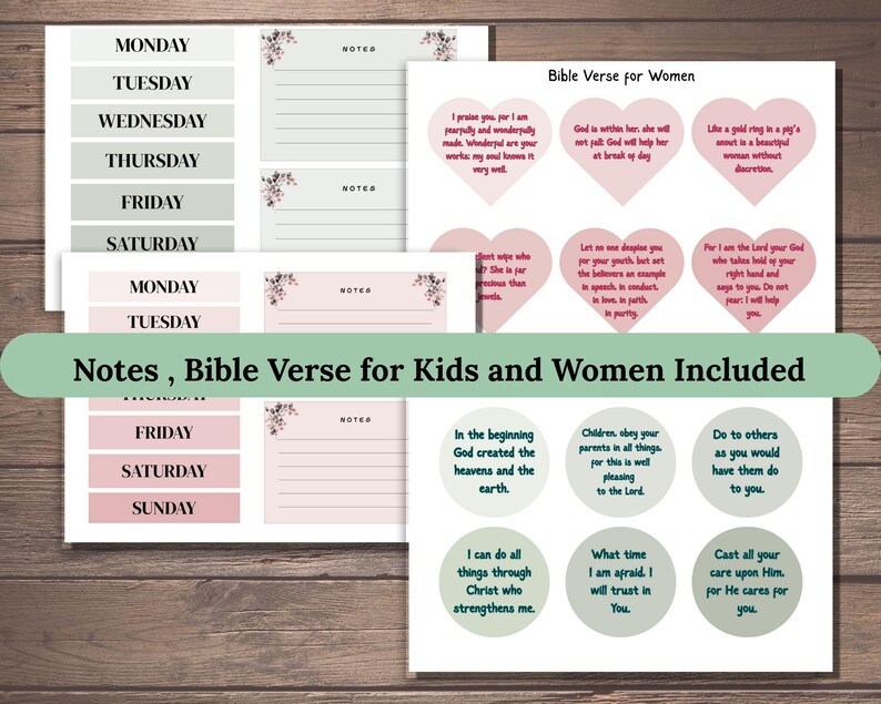 Bible Study Activity Kit Printable Prayer Vision Board for Groups ...