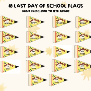 School Pennant Flag Banner First Day of School Flag Back to School Flag ...