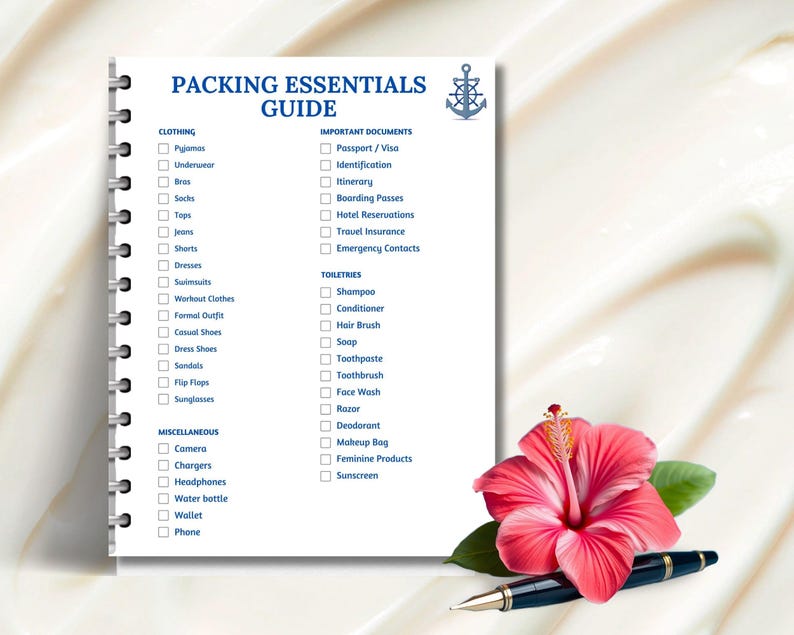 Cruise Planner Vacation Itinerary Planner Cruise Planning Kit Printable ...