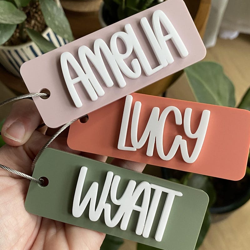 Custom Name Tags - Etsy