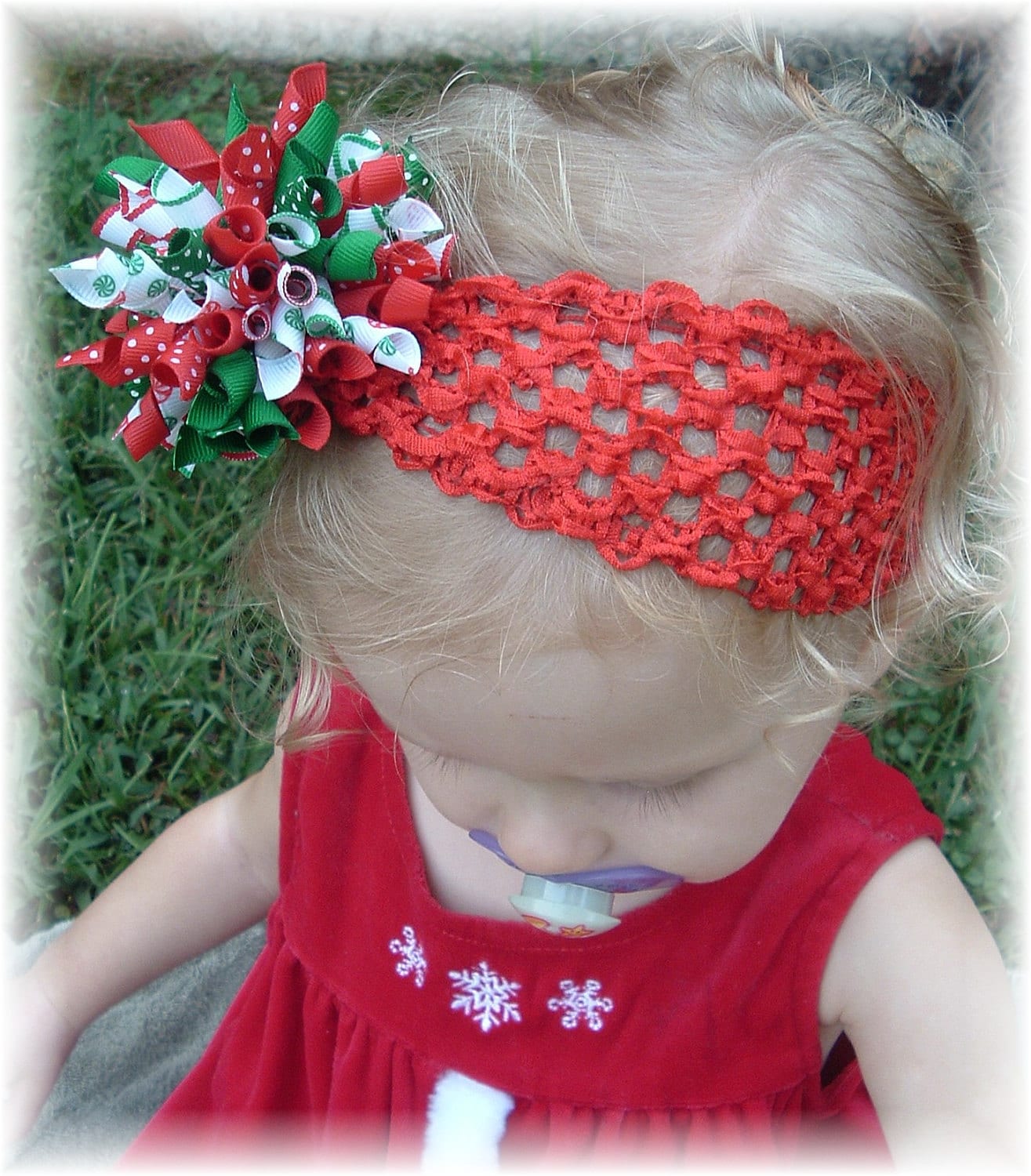 Christmas jumbo headband Christmas baby headband infant | Etsy
