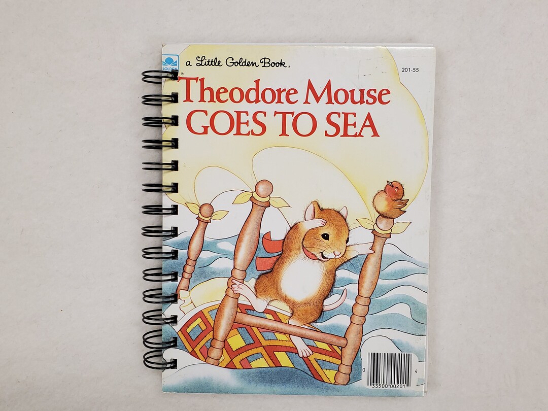 Theodore Mouse Goes to Sea Little Golden Book Journal With Story ...