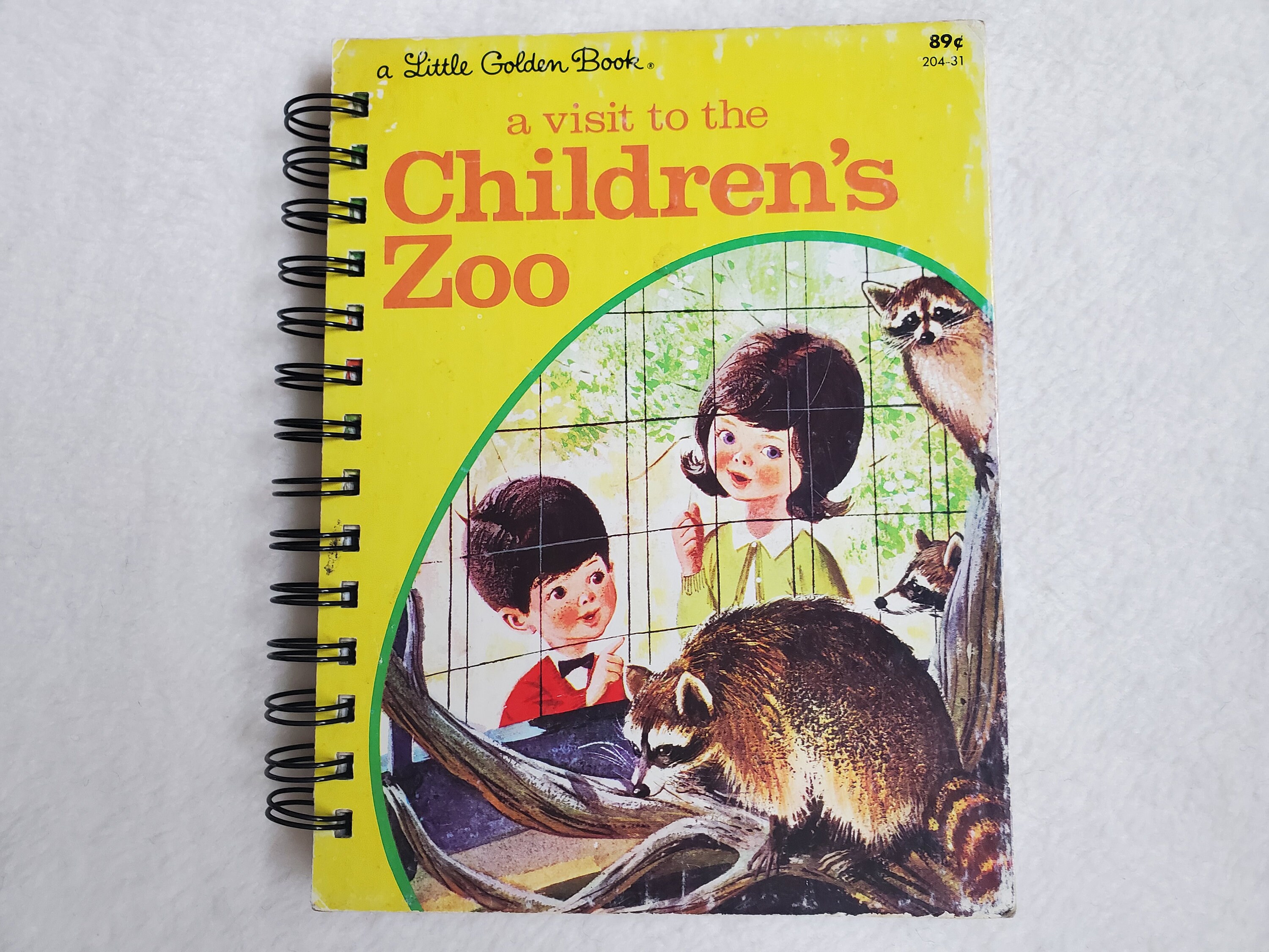 A Visit to the Children's Zoo Little Golden Book Spiral Bound Journal ...