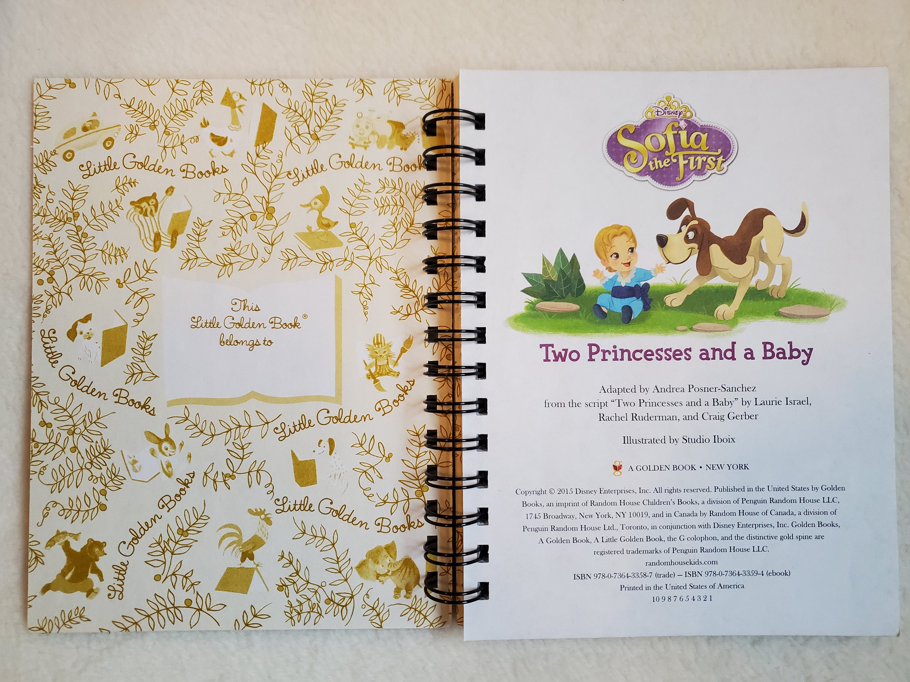 Disney's Sofia the First, Two Princesses and a Baby Little Golden Book ...