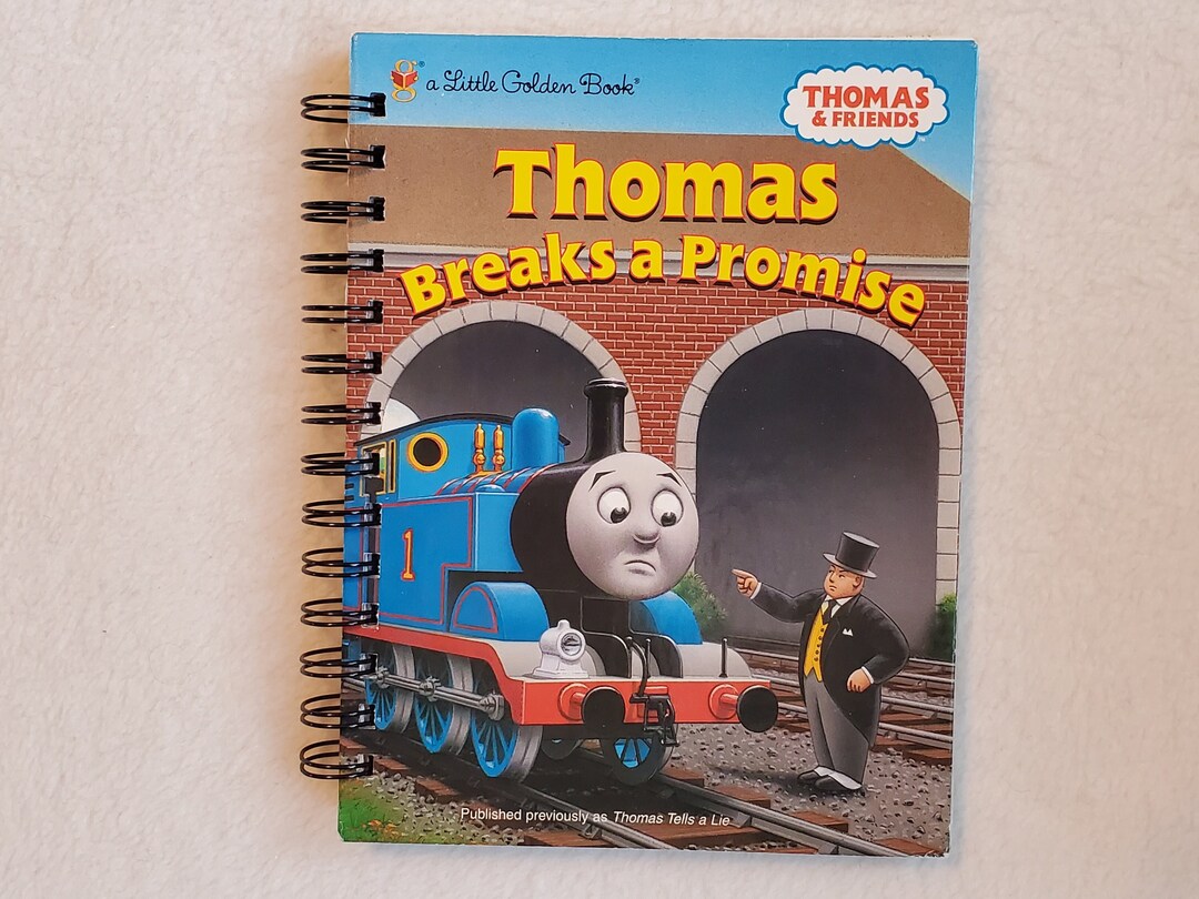 Thomas & Friends Thomas Breaks a Promise Little Golden Book Journal ...