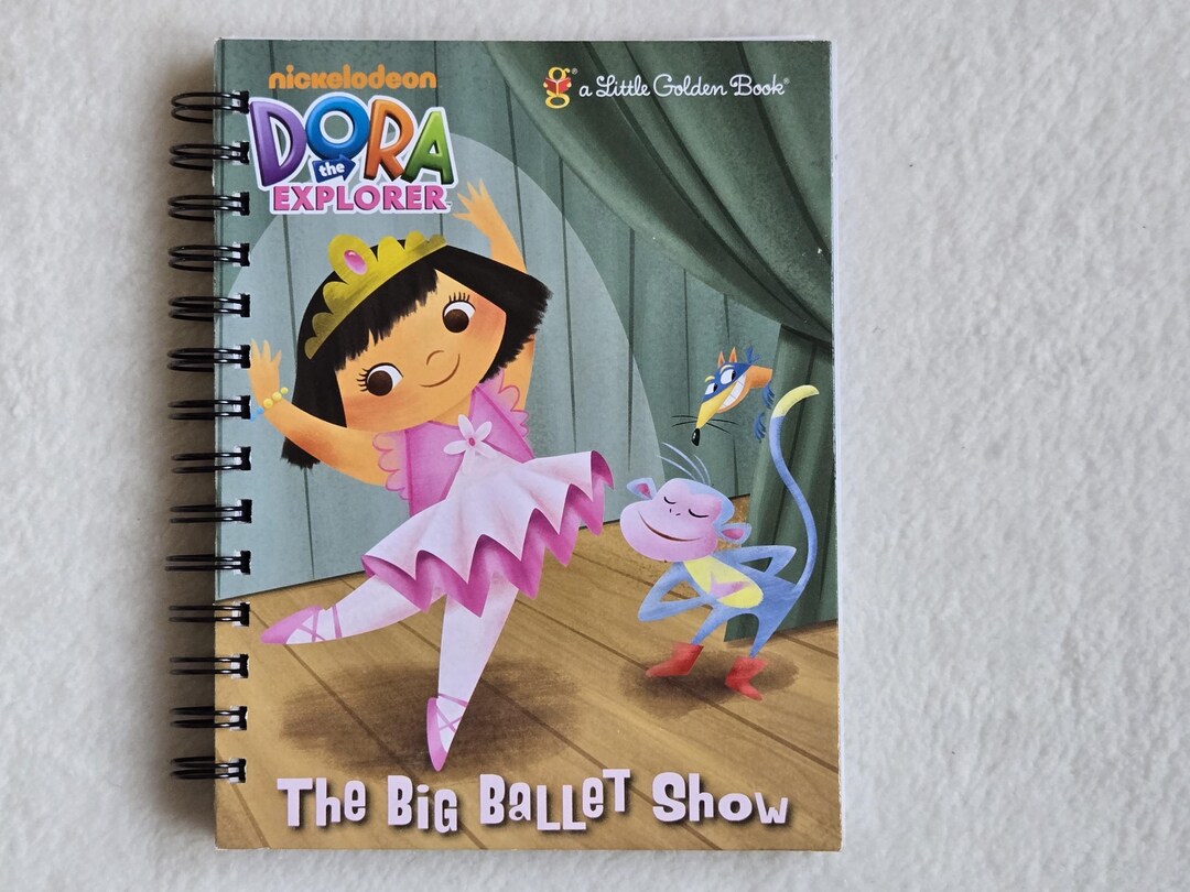Dora the Explorer Big Ballet Show Little Golden Book Journal With Story ...