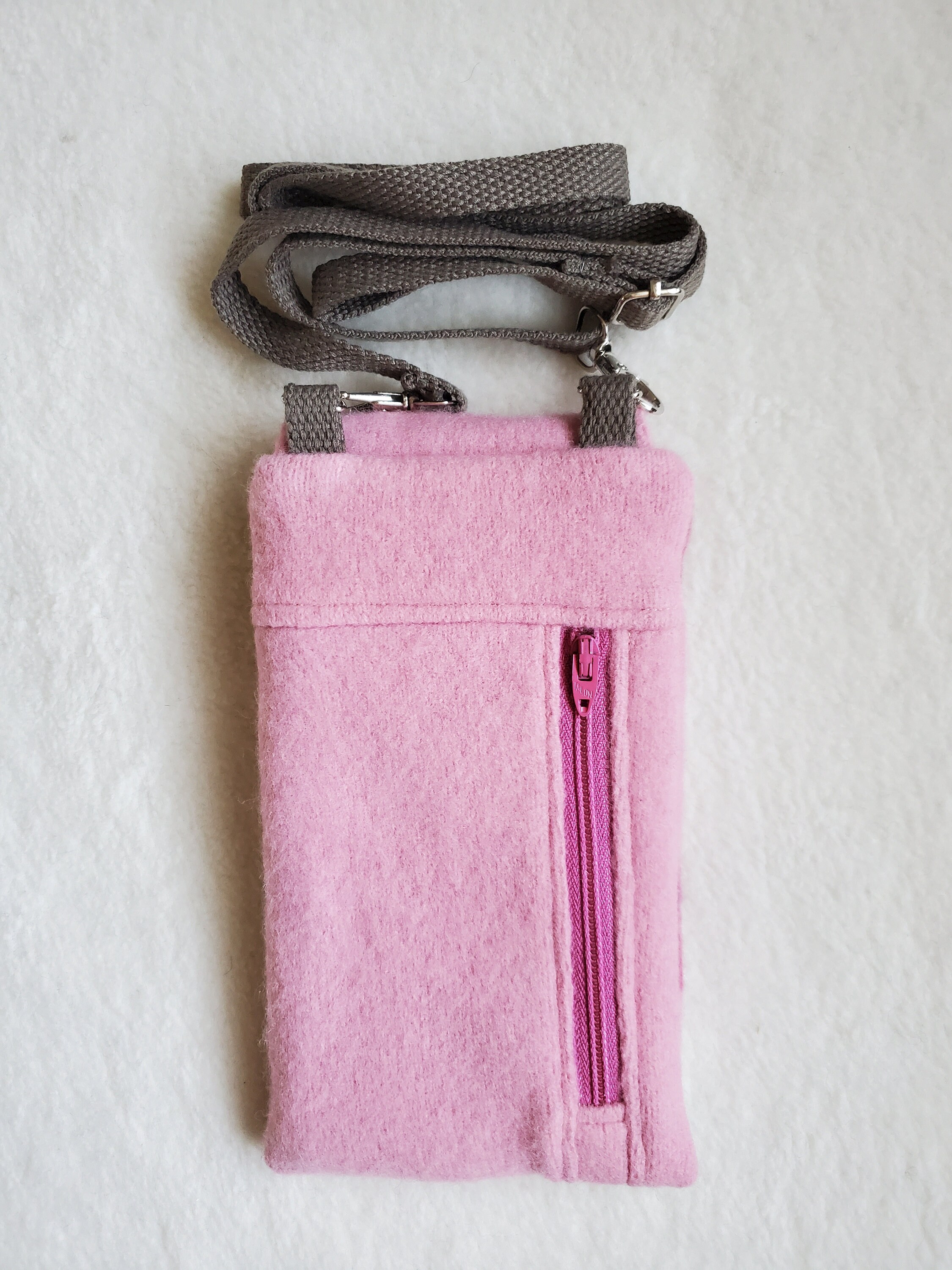 Felted Wool Hipster Style Phone Bag, Crossbody or Shoulder Strap ...