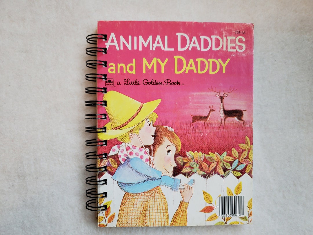 Animal Daddies and My Daddy Little Golden Book Journal With Story ...