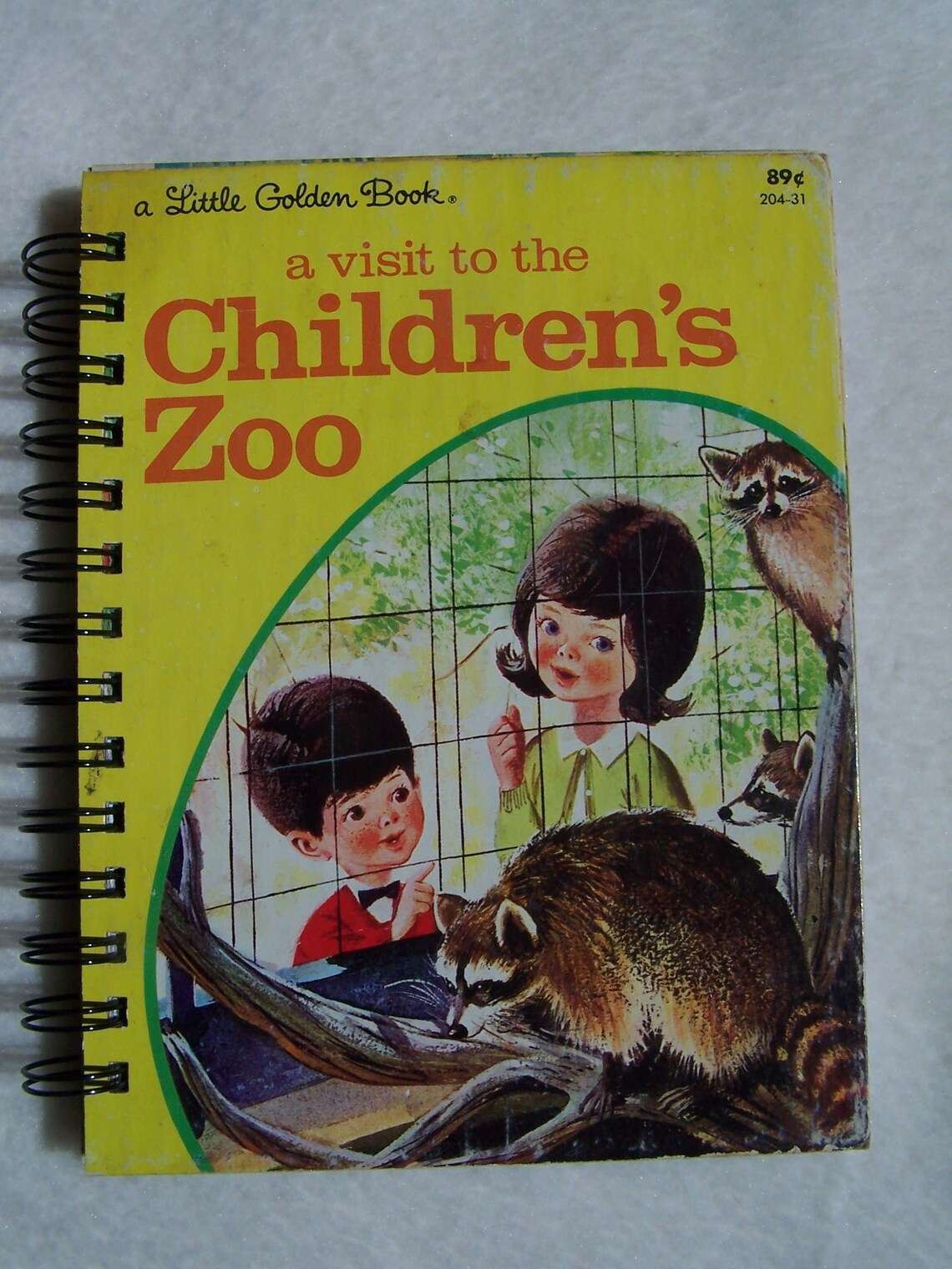 A Visit to the Children's Zoo Little Golden Book Spiral - Etsy