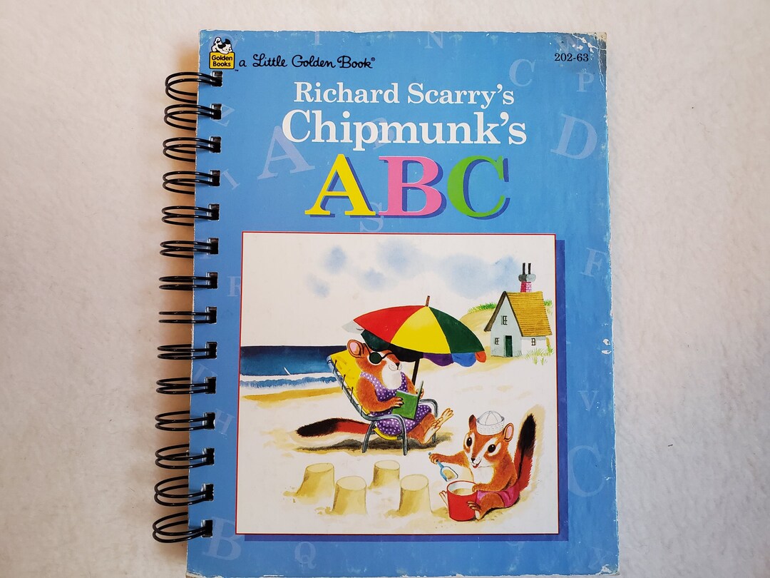 Richard Scarry's Chipmunk's ABC Little Golden Book Journal With Story ...