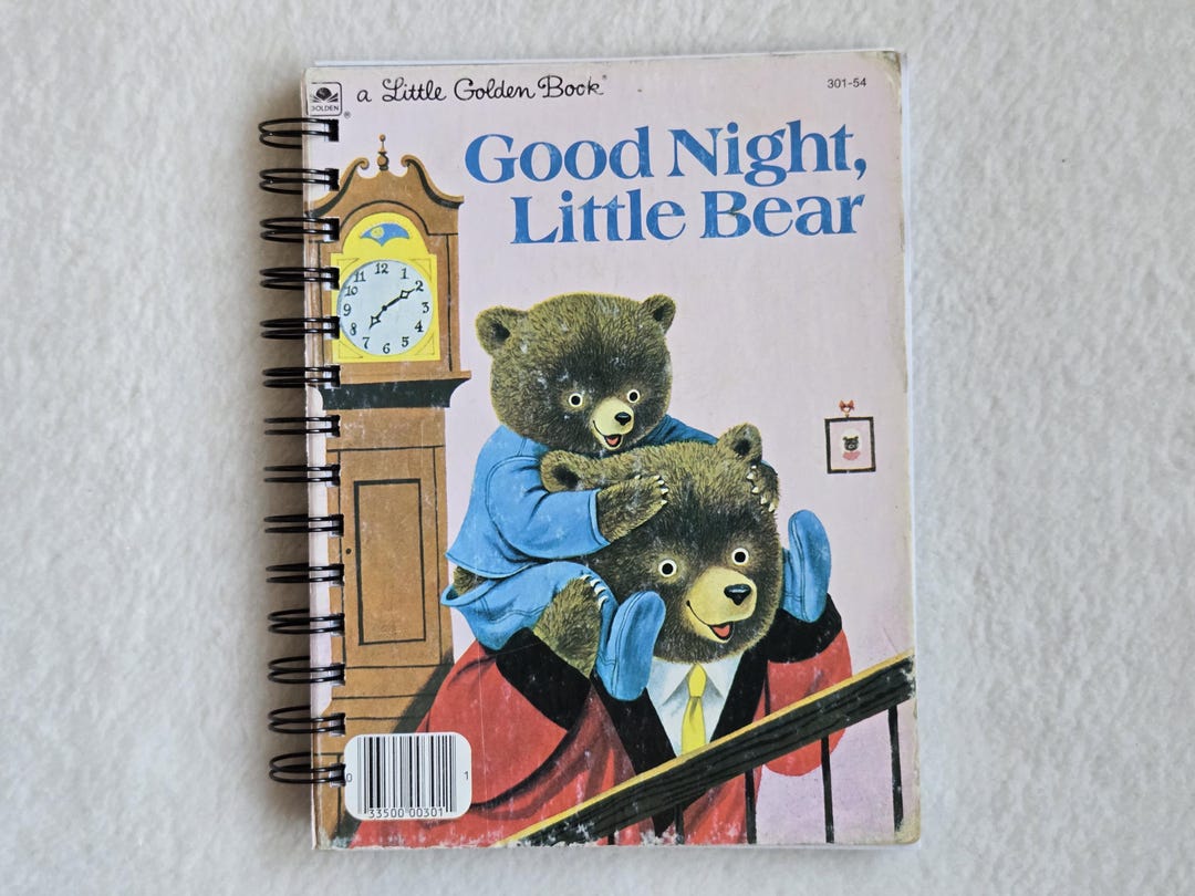 Good Night, Little Bear Little Golden Book Journal With Story Spiral ...