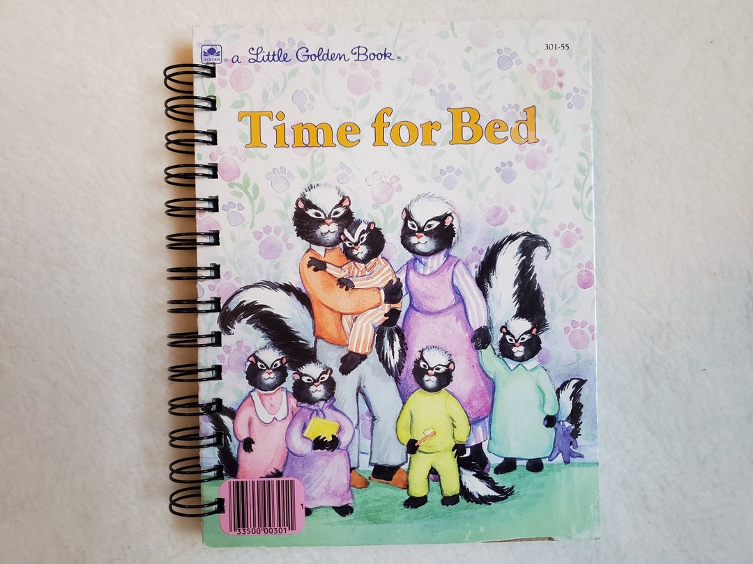 Time for Bed Little Golden Book Journal With Story Spiral Bound Tablet ...