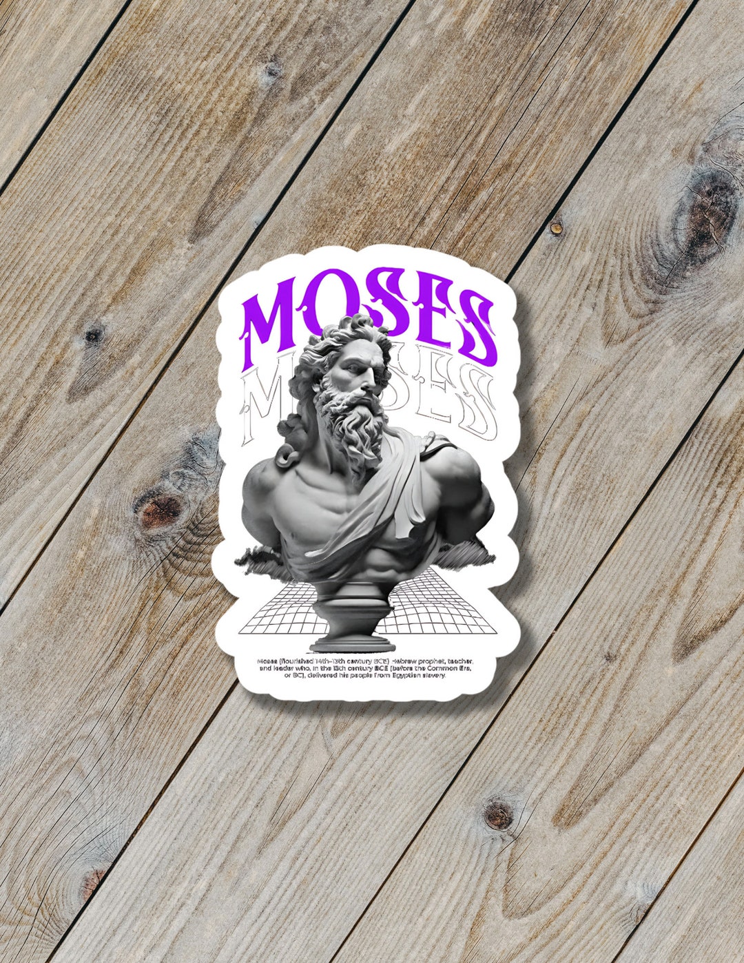 Moses Sticker - Etsy